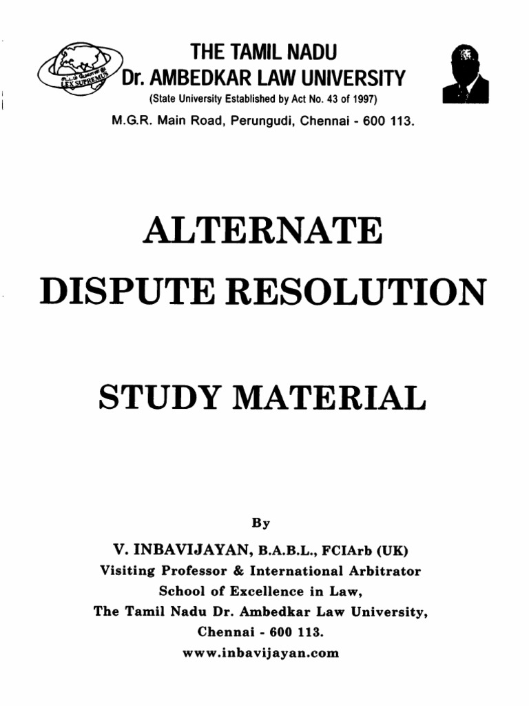 2 Alternate Dispute Resolution | PDF
