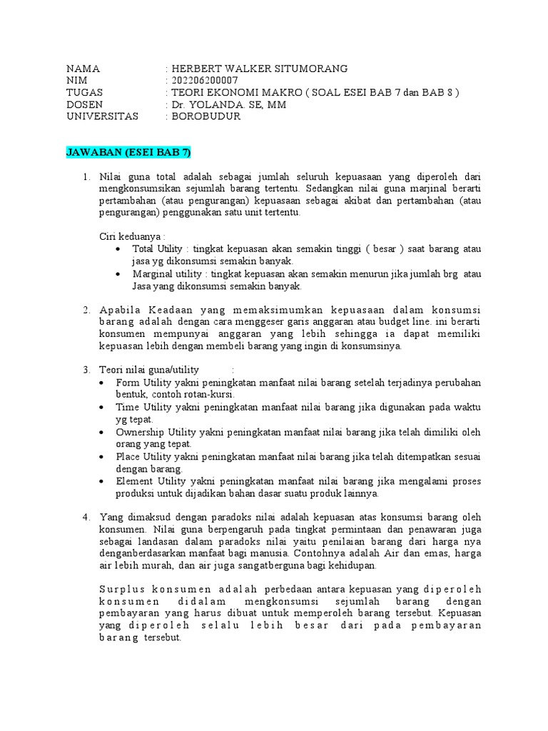 Tugas (3) Herbert Walker Situmorang | PDF