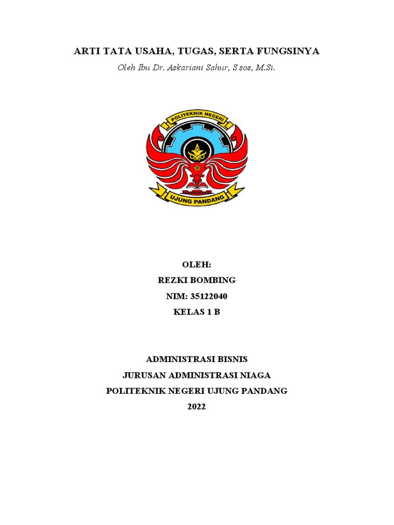 TATA USAHA Pia | PDF