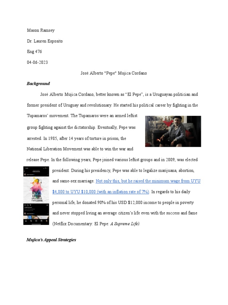 Pepe Mujica 1 | PDF