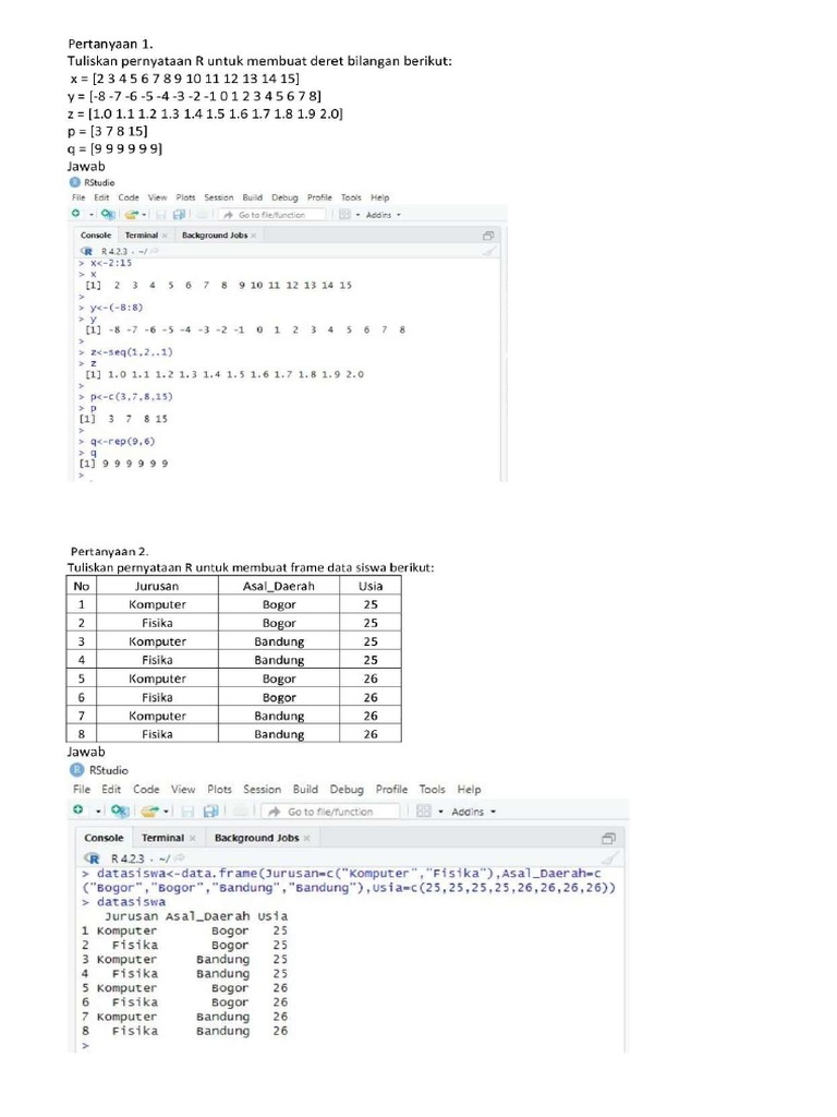 KOMPUTER I Diskusi 2 | PDF