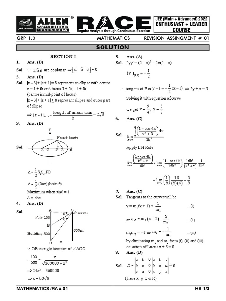 01 RA - GRP 1.0 - Solution | PDF 01 RA - GRP 1.0 - Solution | PDF