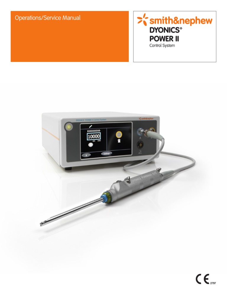 Smith & Nephew DYONICS™ POWER II 控制系统操作和维护.pdf | PDF