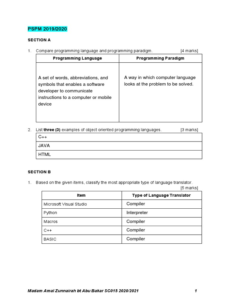 Chapter 7 - Intro To Programming 2019 - 2020 PDF | PDF
