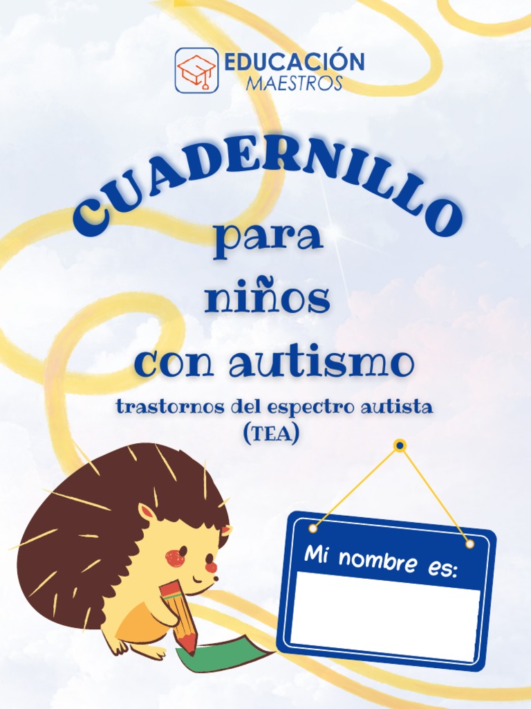 Cuadernillo Actividades para Niños y Niñas Con Autismo (TEA ...