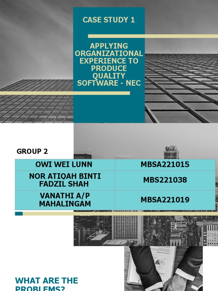 Case Study 1 - Nec | PDF