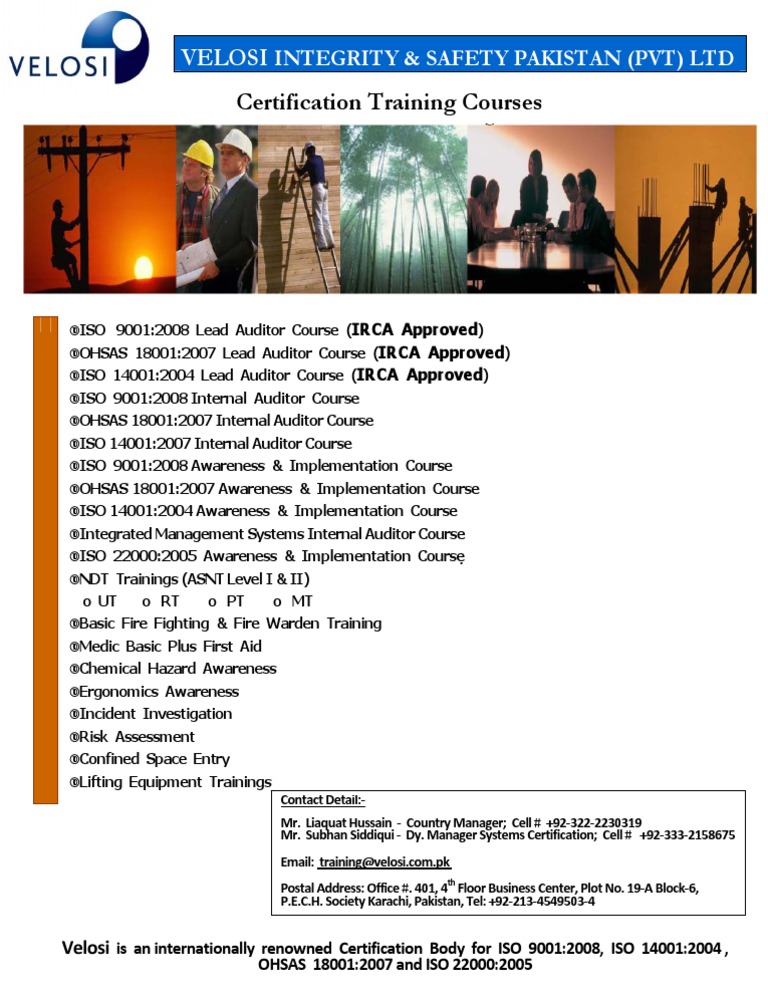 Certification Training Courses | PDF