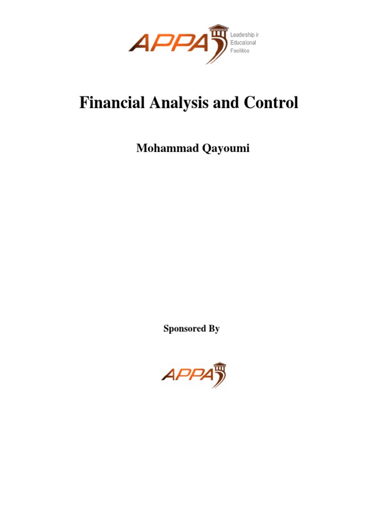 Financial Analysis and Control PDF | PDF