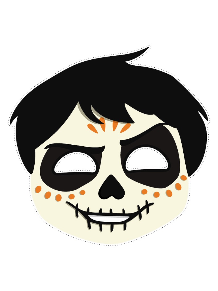 Mascaras Coco Pixar MG PDF | PDF