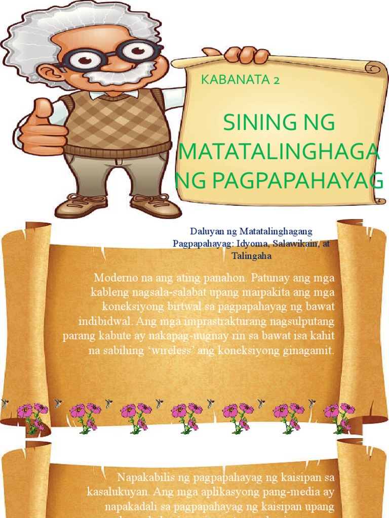 Masining Na Pagpapahayag | PDF