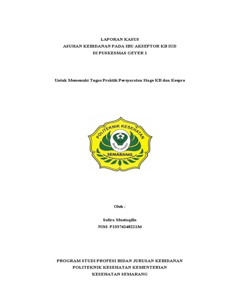 Asuhan Kebidanan Ibu Akseptor KB IUD | PDF | Sains & Matematika