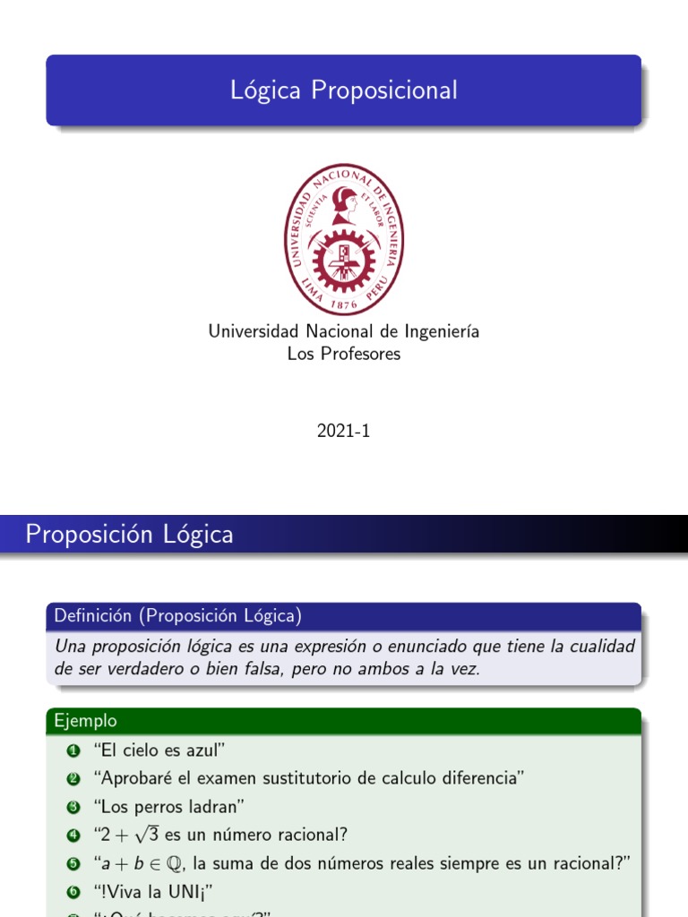Logica Proposicional PDF | PDF