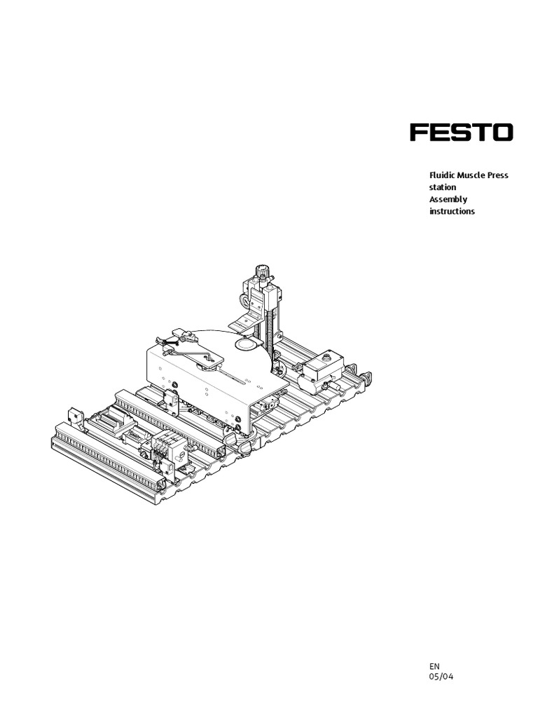 Fluidic Muscle Press Station Assembly Instructions PDF | PDF ...