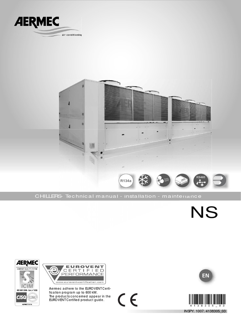 Aermec NS Technical Manual Eng PDF | PDF