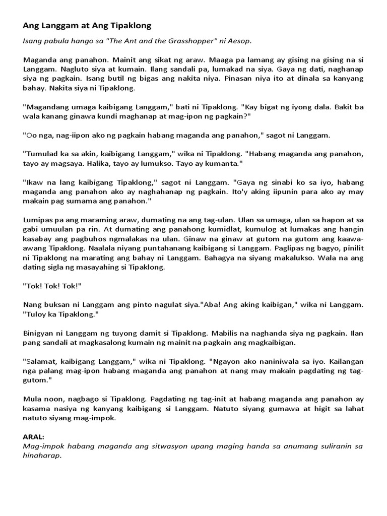 MASINING NA PAGKUKWENTO Grade 1 To 3 | PDF