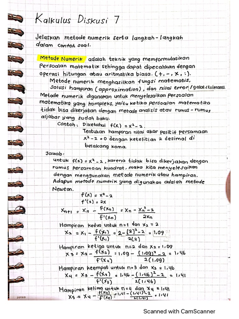 Diskusi 7 Kalkulus Siti Julya Anggraini PDF | PDF