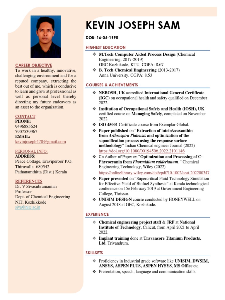 KEVIN Resume 2023 | PDF