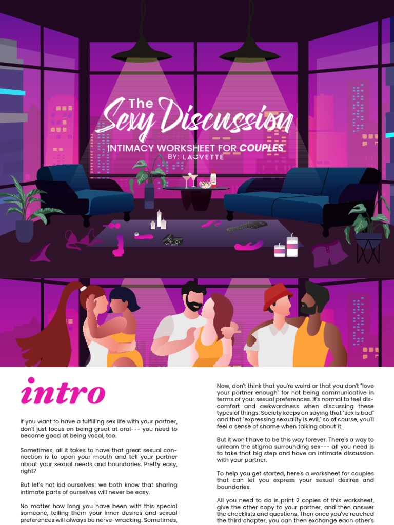 Intimacy Worksheet For Couples PDF | PDF
