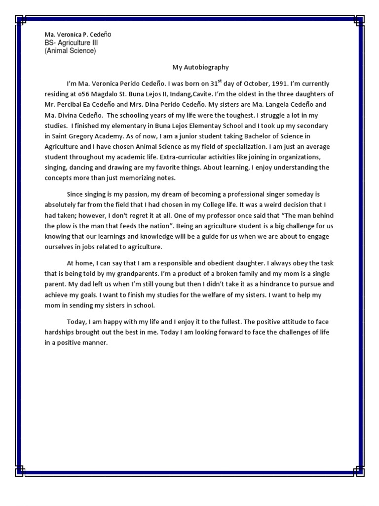 My Autobiography | PDF | Mother Teresa | Religion And Belief