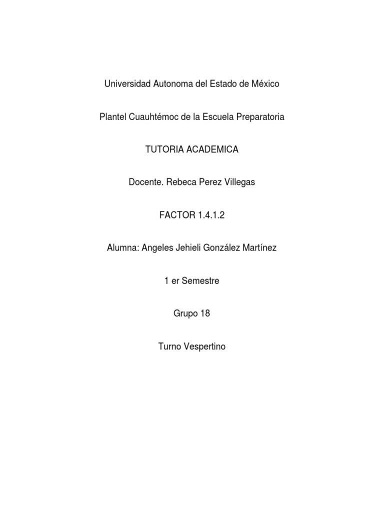 Factor 1 4 1 2 pdf PDF