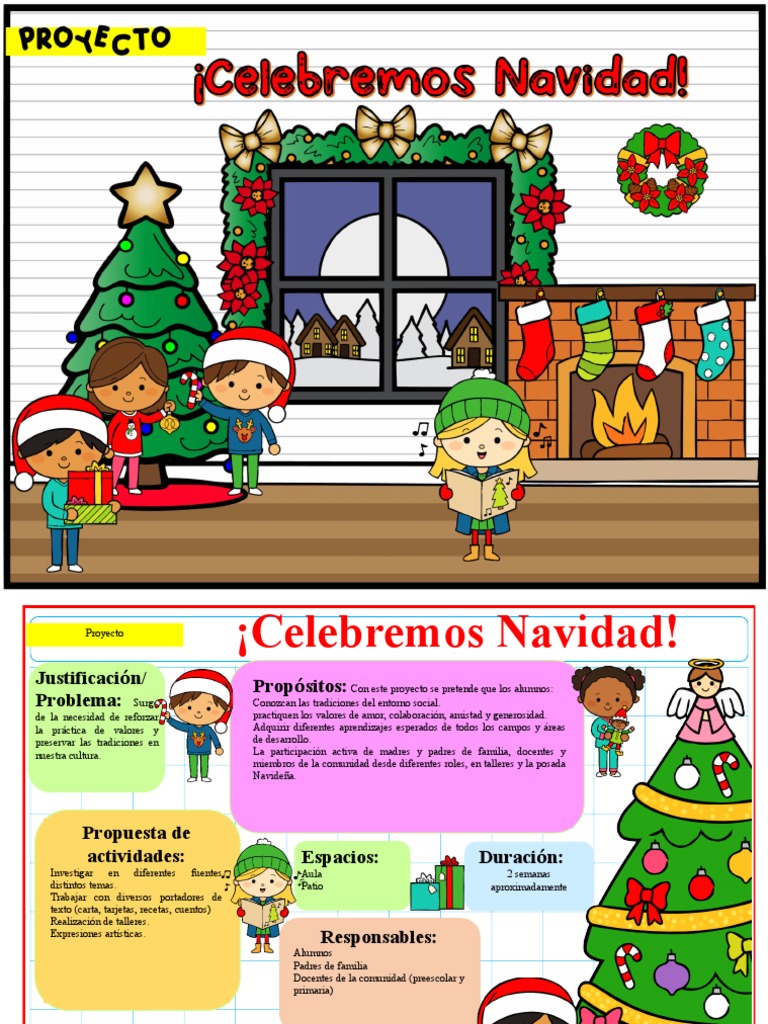 Proyecto Navideño para Preescolar | PDF