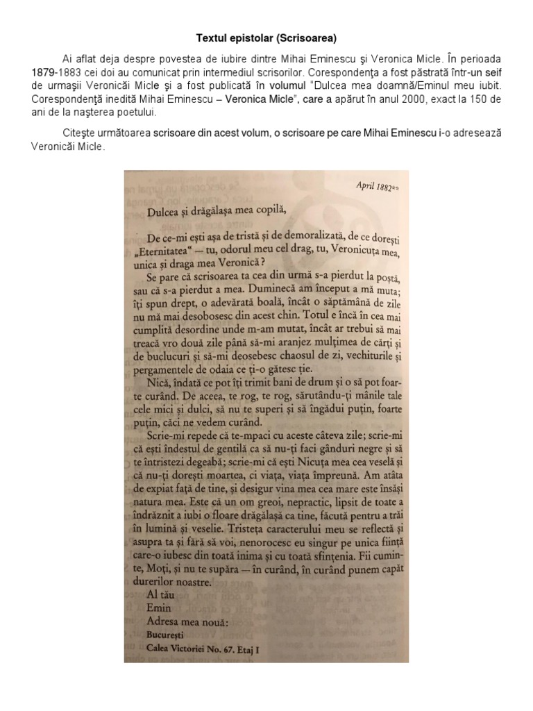 Textul Epistolar | PDF