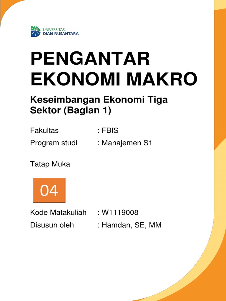 Modul 4 Pengantar Ekonomi Makro | PDF