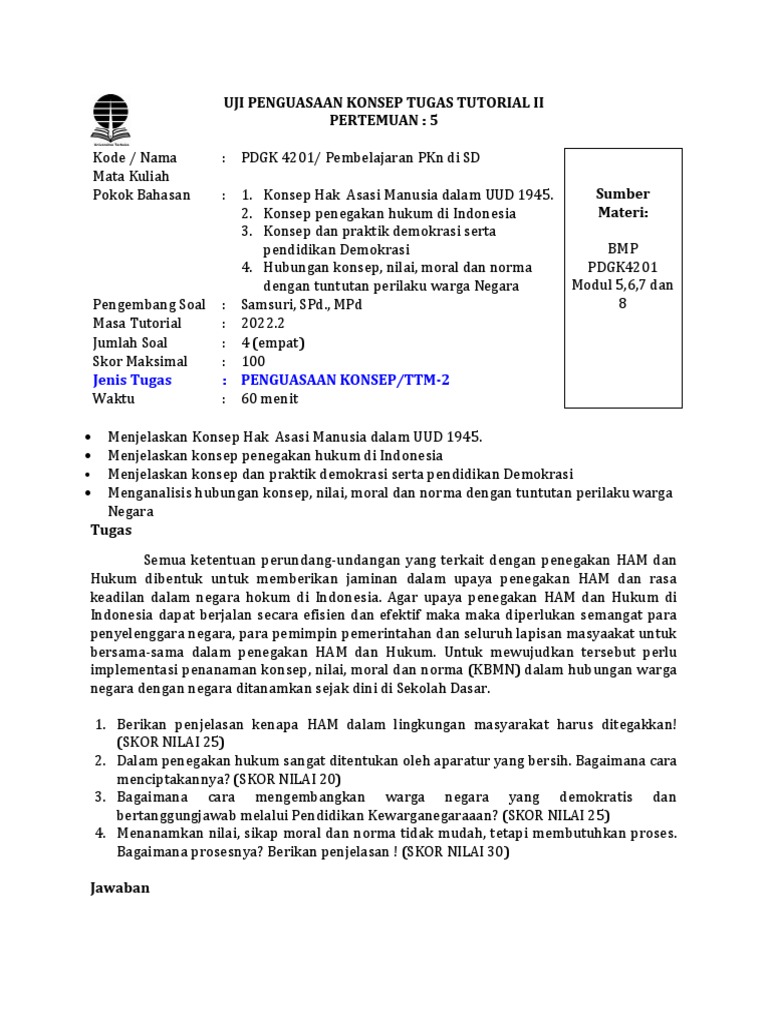 TT-2 PKN Di SD - Ira Yuliati Ningrum | PDF | Karier & Perkembangan | Kesehatan Holistik