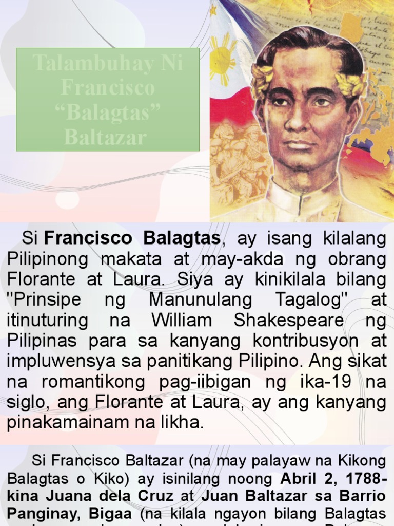 Talambuhay Ni Francisco Balagtas Download Pptx Powerpoint FLORANTE AT