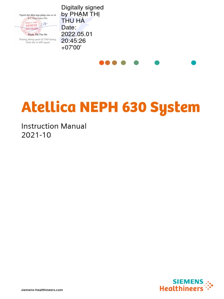 Atellica NEPH 630 System | PDF