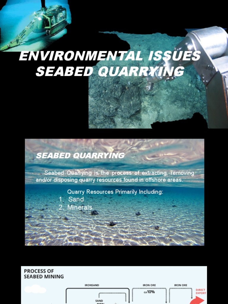 Seabed Quarrying: Environmental Impact and Solutions | PDF | Social ...