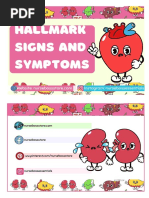 Common Signs and Symptoms of Diseases (Pathognomonic Sign) | PDF ...