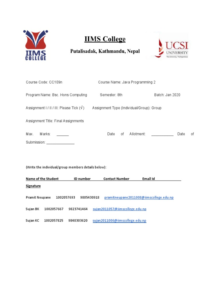 Java Programming 2 PDF | PDF