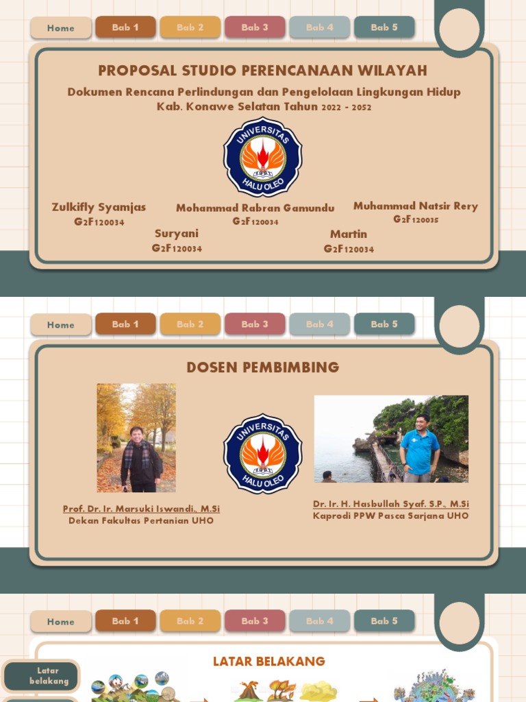 Presentasi Proposal RPPLH Konsel | PDF