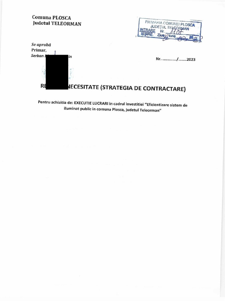Strategia de Contractare PDF | PDF