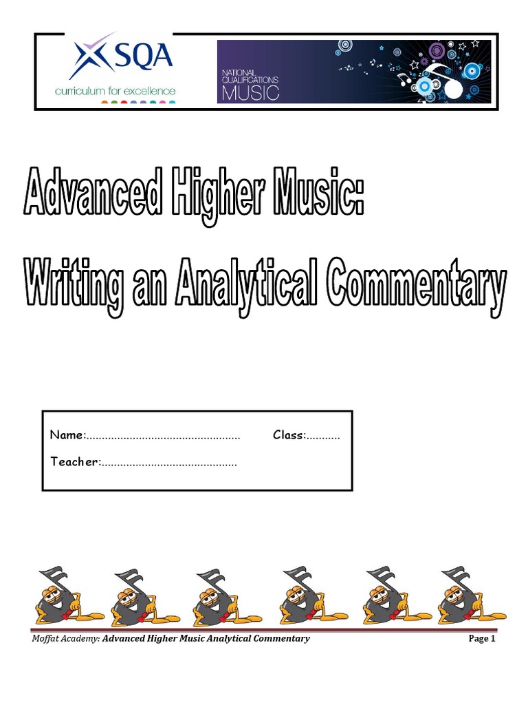 Analytical Commentary Guide (Musical Analysis).pdf | PDF