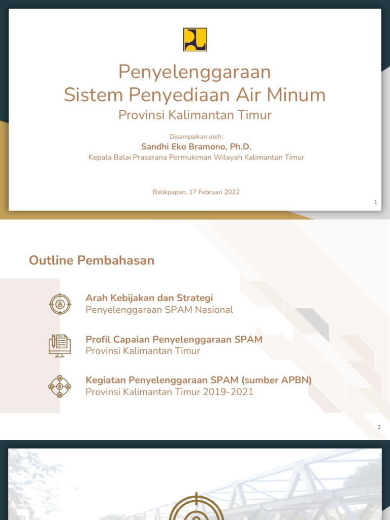 (BPPW) Sistem Penyediaan Air Minum Prov. Kaltim | PDF