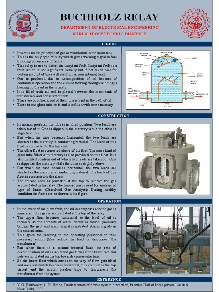 Buchholz Relay Poster PDF | PDF
