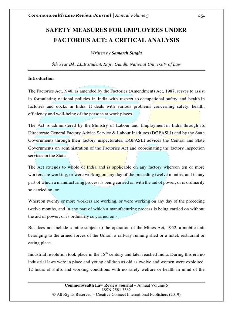 factories act.pdf | PDF