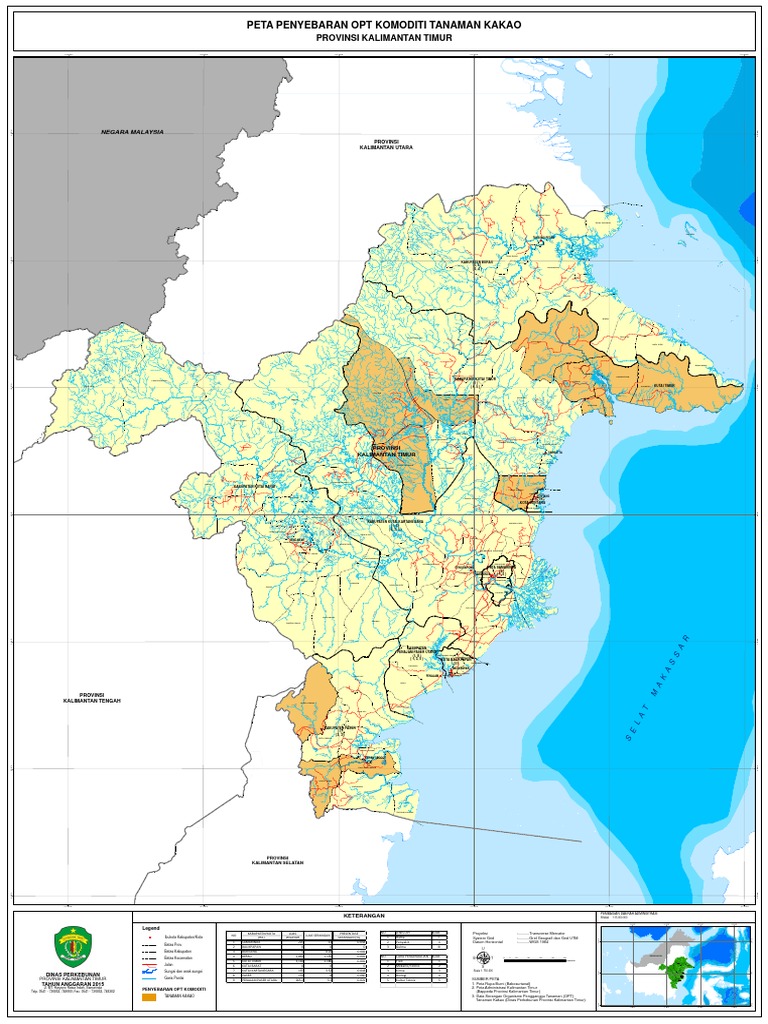 Peta Sebaran Opt Komoditi Kakao Tahun 2014 PDF | PDF