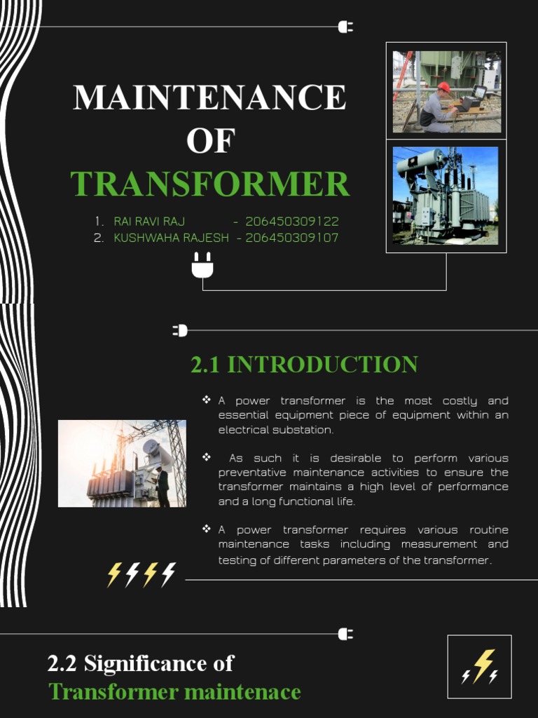 Maintenance of Transformers: Part 1 | PDF