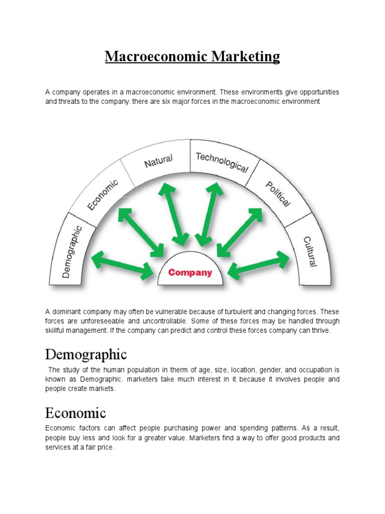 Macro Environment Marketing PDF | PDF | Business