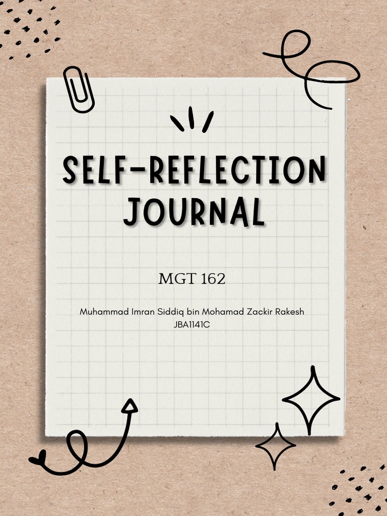 MGT 162 Self-Reflection Journal | PDF