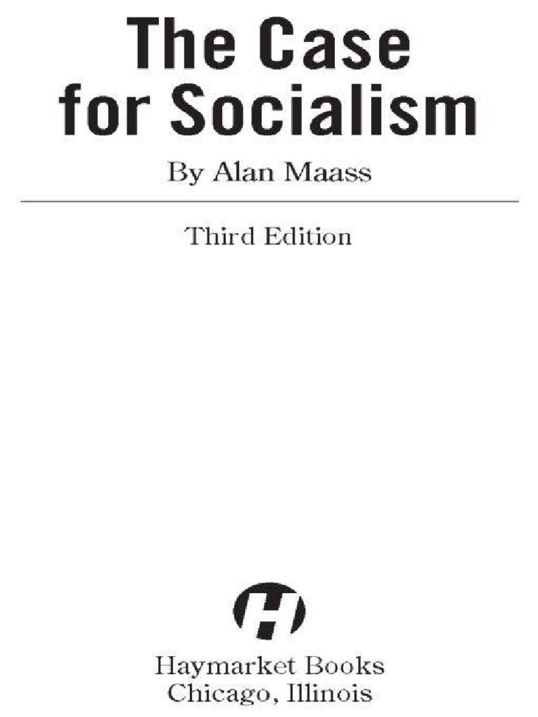 Alan Maass The Case For Socialism | PDF | Bank Of America Home Loans | Climate Change