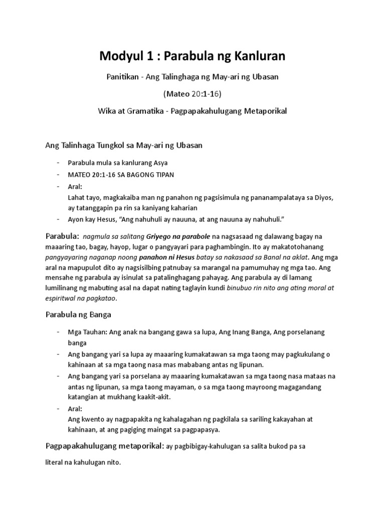 Fil 3rd Q Reviewer | PDF