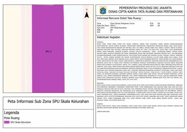 Subzona - SPU Skala Kelurahan PDF | PDF