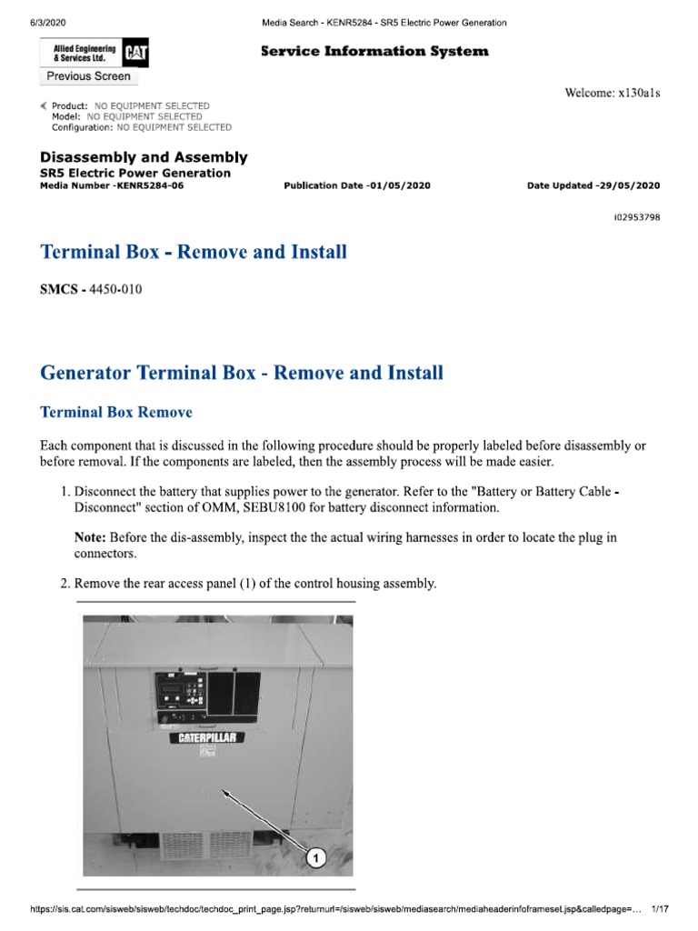Terminal Box Install and Remove PDF | PDF
