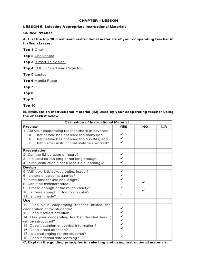 FS 1-2 Tasks Dan | PDF