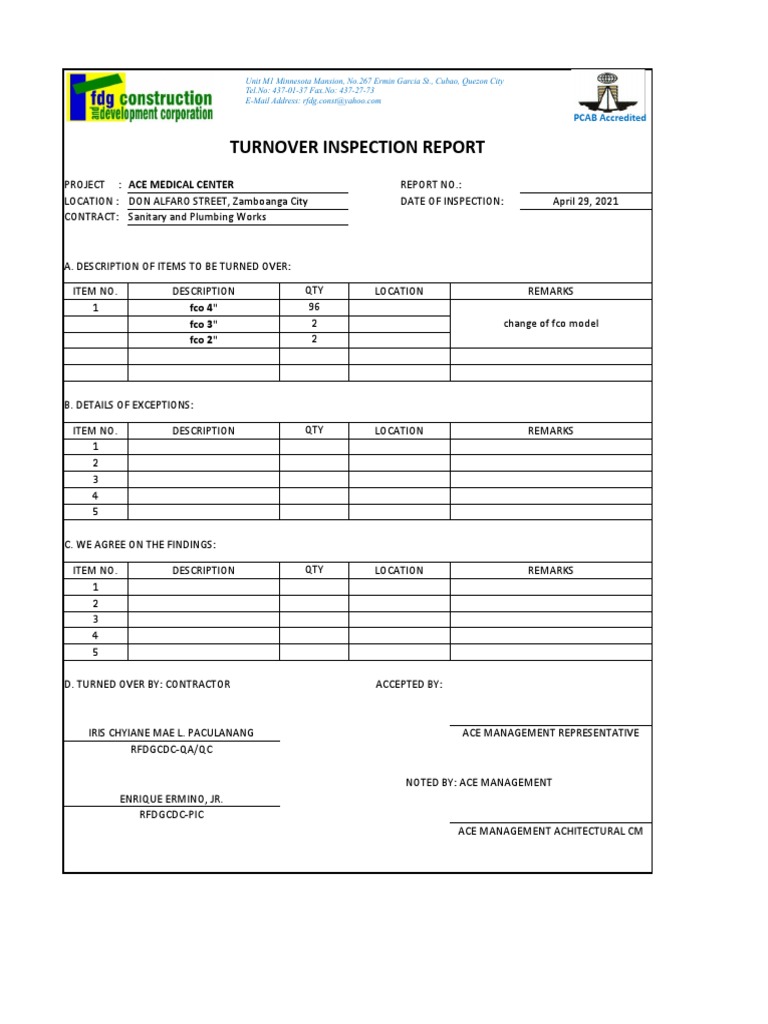 Turned Over Form 09 | PDF