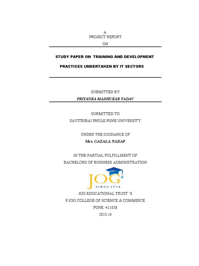 Priya HRM Project 2 | PDF | Human Resource Management | Retail